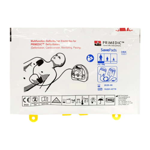 Primedic Heartsave adult electrode pads | Medisolinternational.com